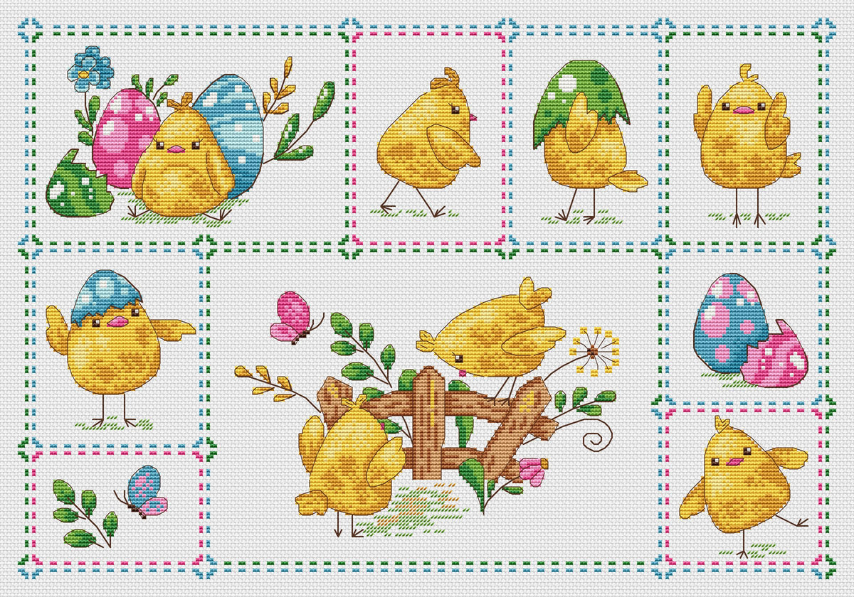 Artmishka - Easter Chicks Sampler – Dinky Dyes