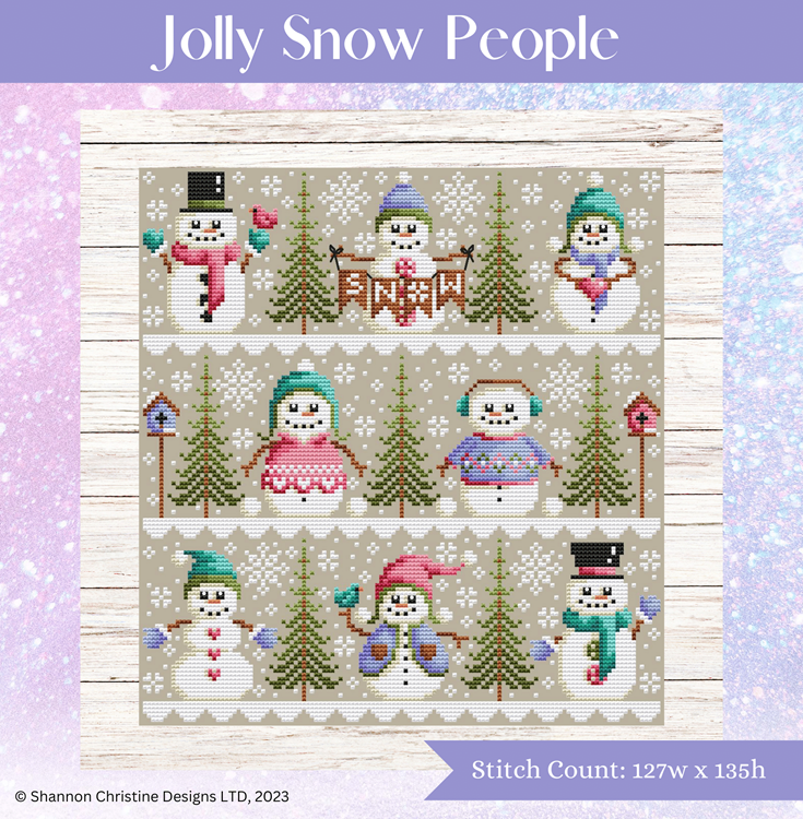 Shannon Christine - Jolly Snow People – Dinky Dyes