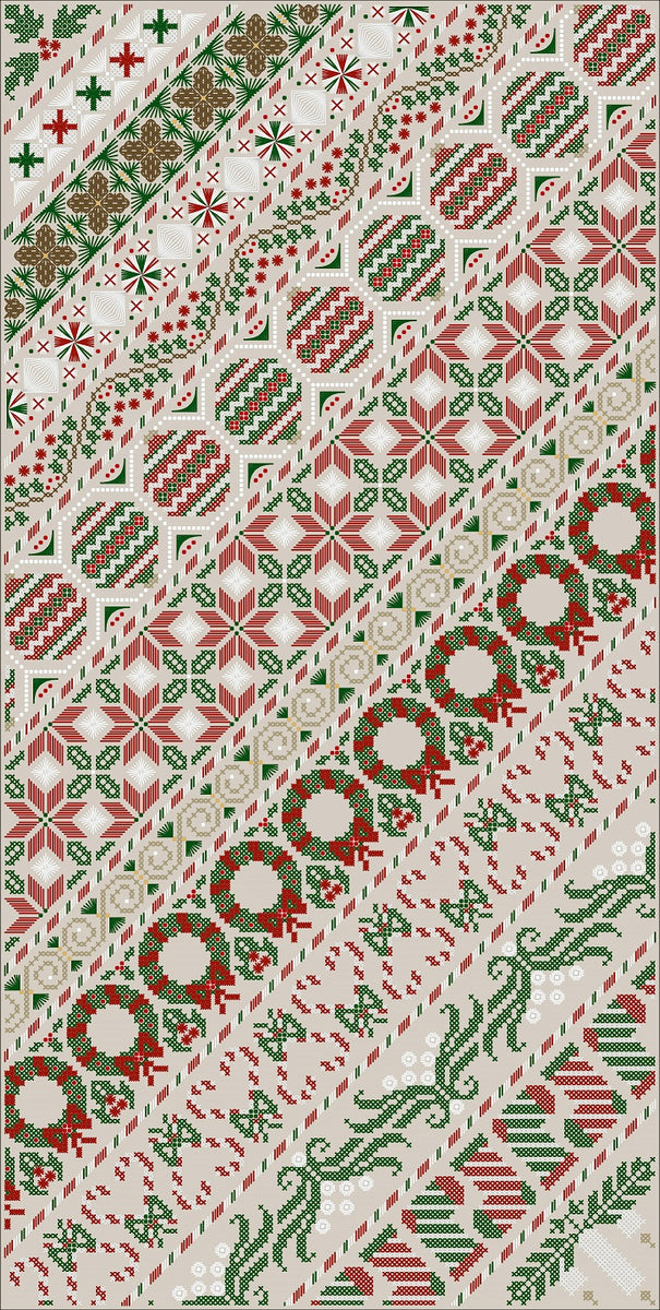 NE060 Twisted Christmas Sampler – Dinky Dyes