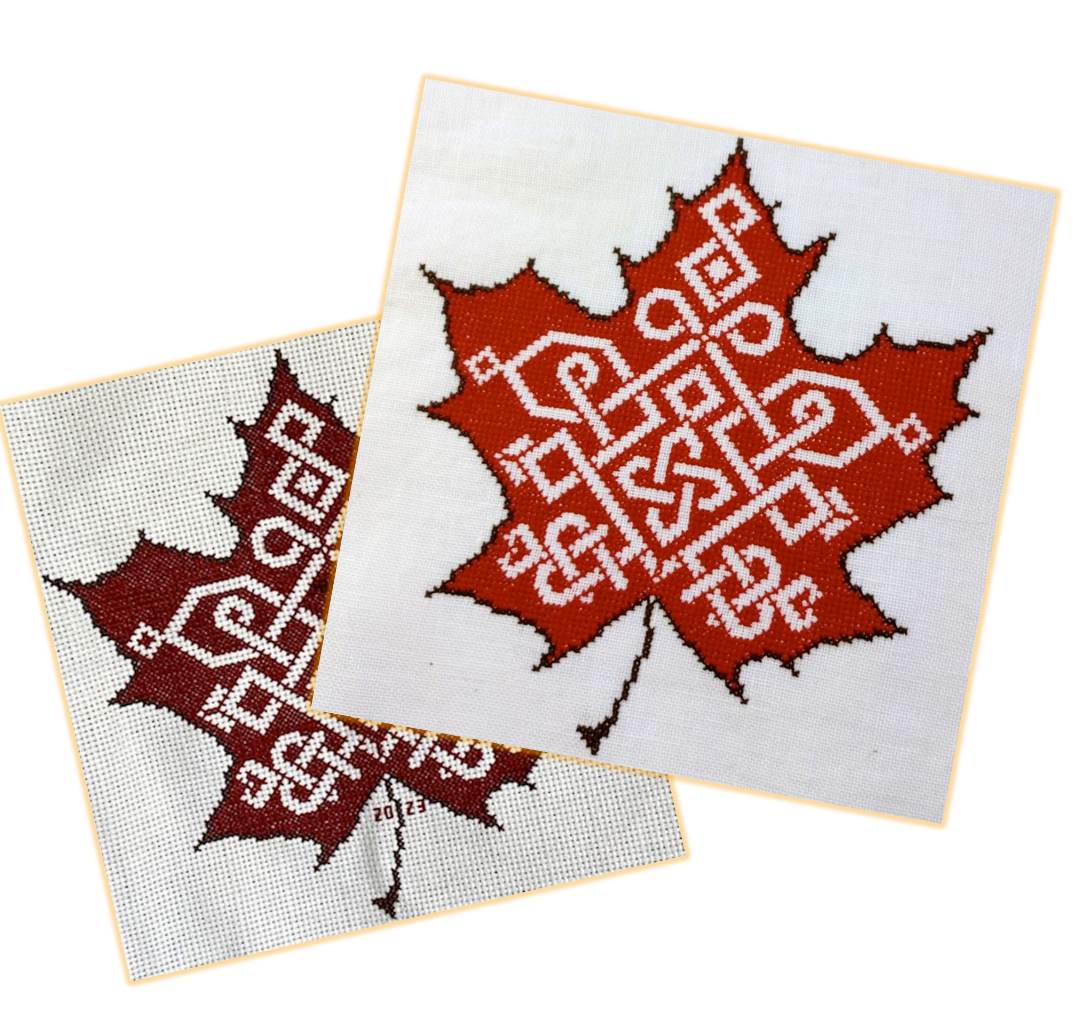 Tempting Tangles - Maple Leaf Maze – Dinky Dyes