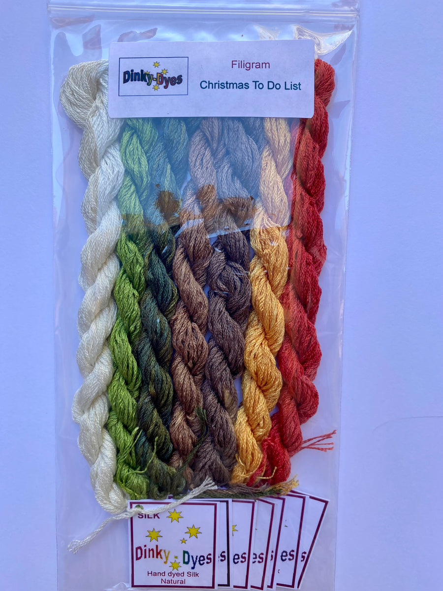 Filigram - Christmas To Do List – Dinky Dyes